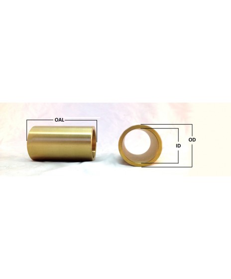 15 mm ID - Metric Sleeve Bushings - Cast Bronze