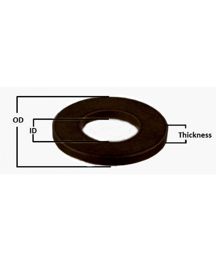 BBTW024040004 | BB-16 Sintered Iron/Copper Washer | 3/4 ID x 1-1/4 OD x ...